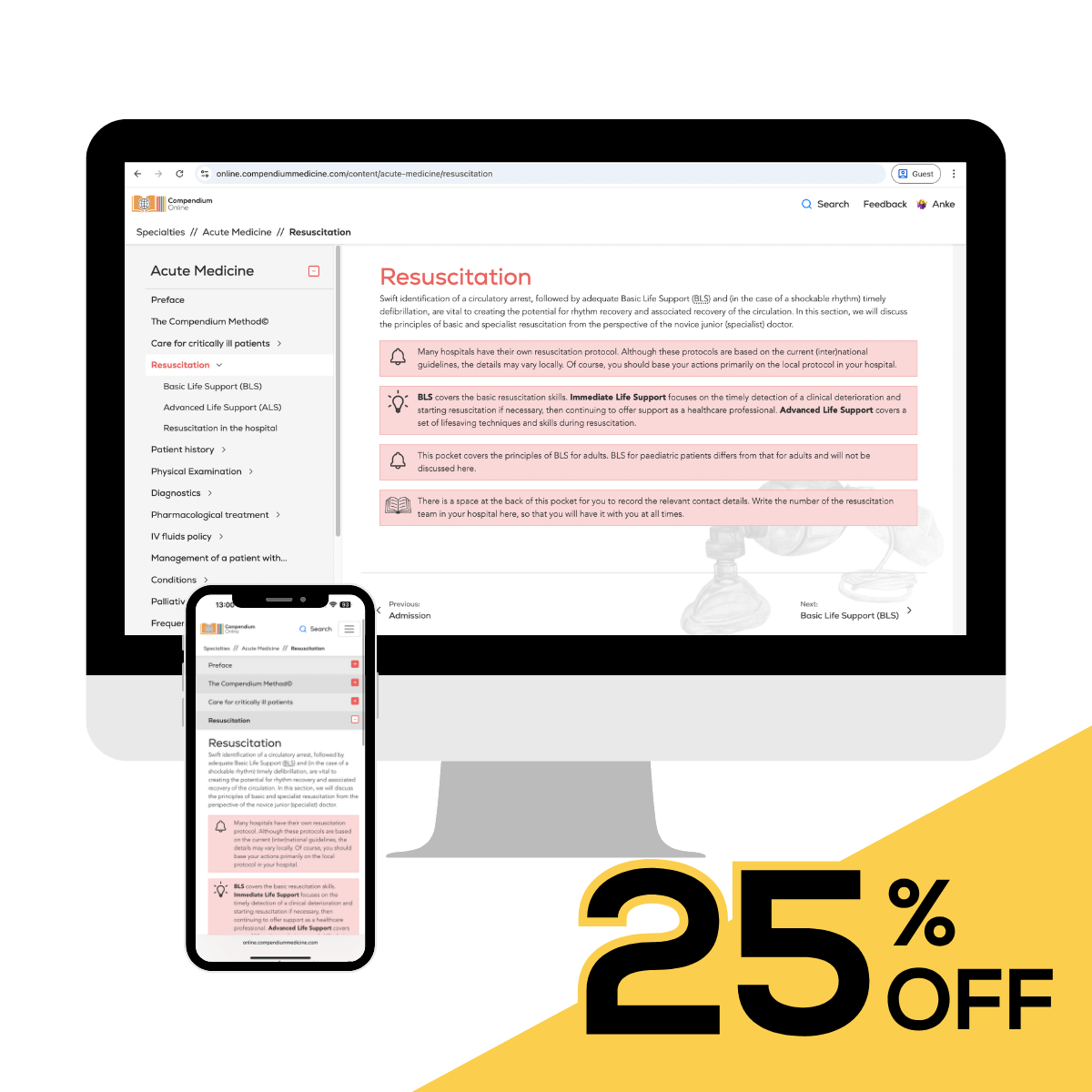 25% OFF | Practical & Visual Pocket-Sized Medical Books – Compendium ...
